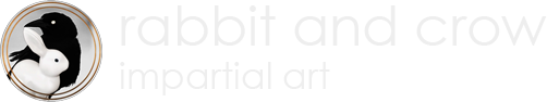 rabbit and crow – impartial art